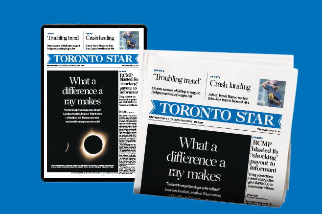 2025-26 Toronto Star Newspaper + ePaper Subscription – Star Store